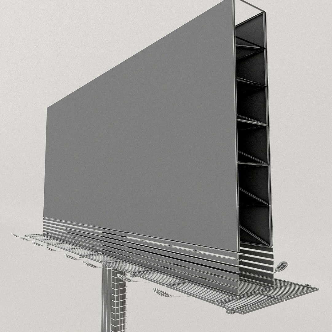 Big Billboard Model - TurboSquid 1439576