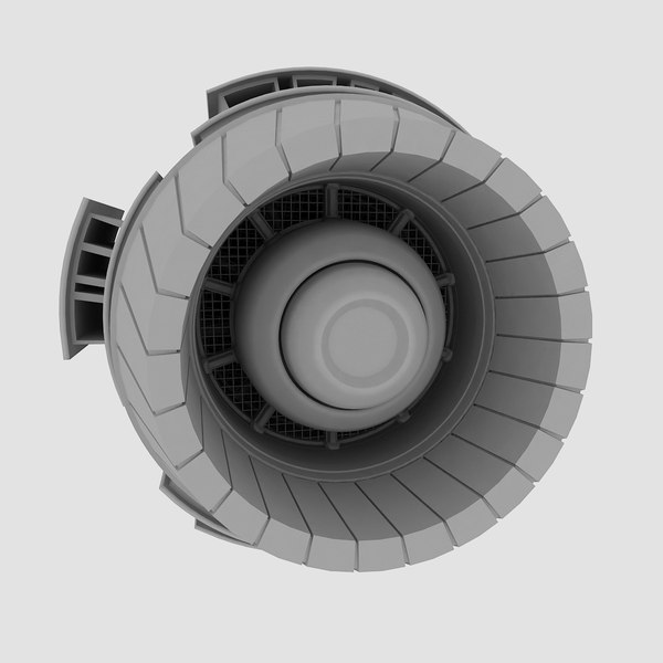 sci-fi radiator 3d model