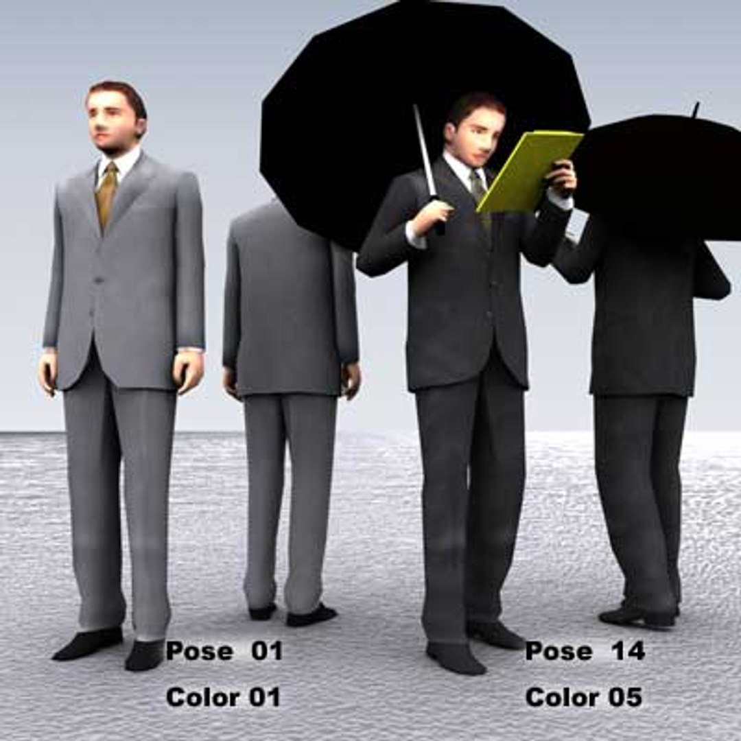 3d Obj Male Man People