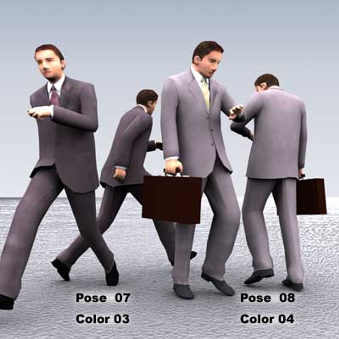 3d Obj Male Man People