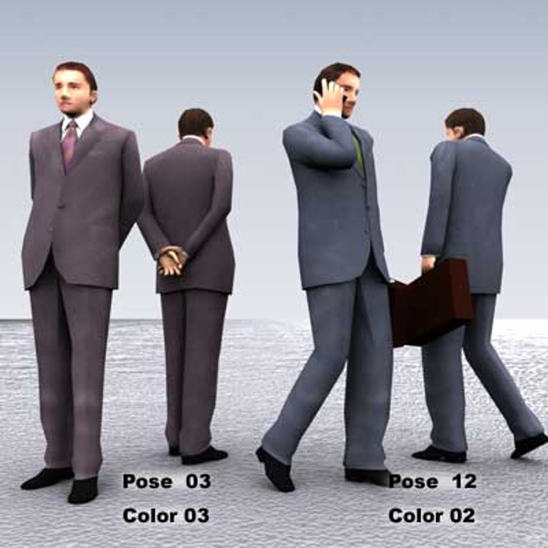 3d Obj Male Man People