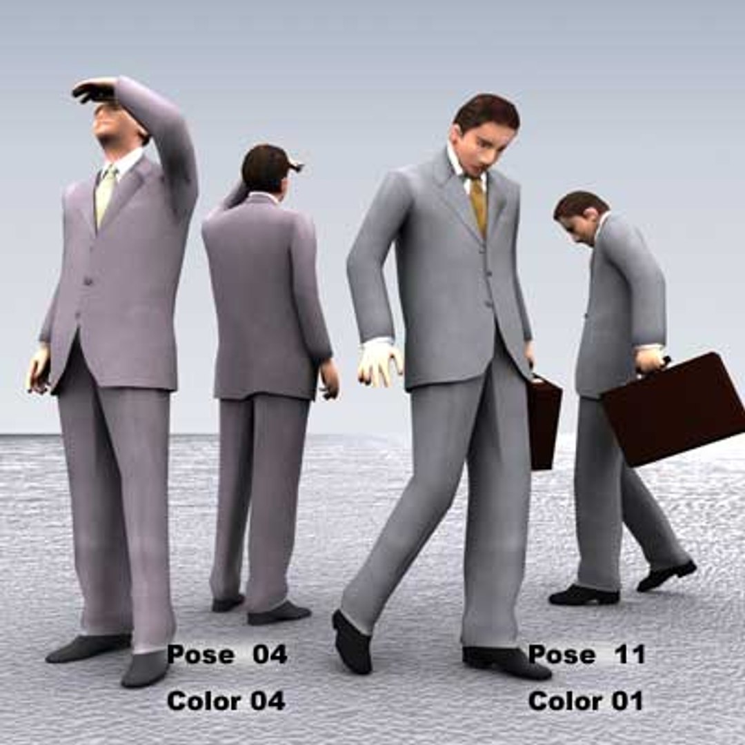 3d Obj Male Man People