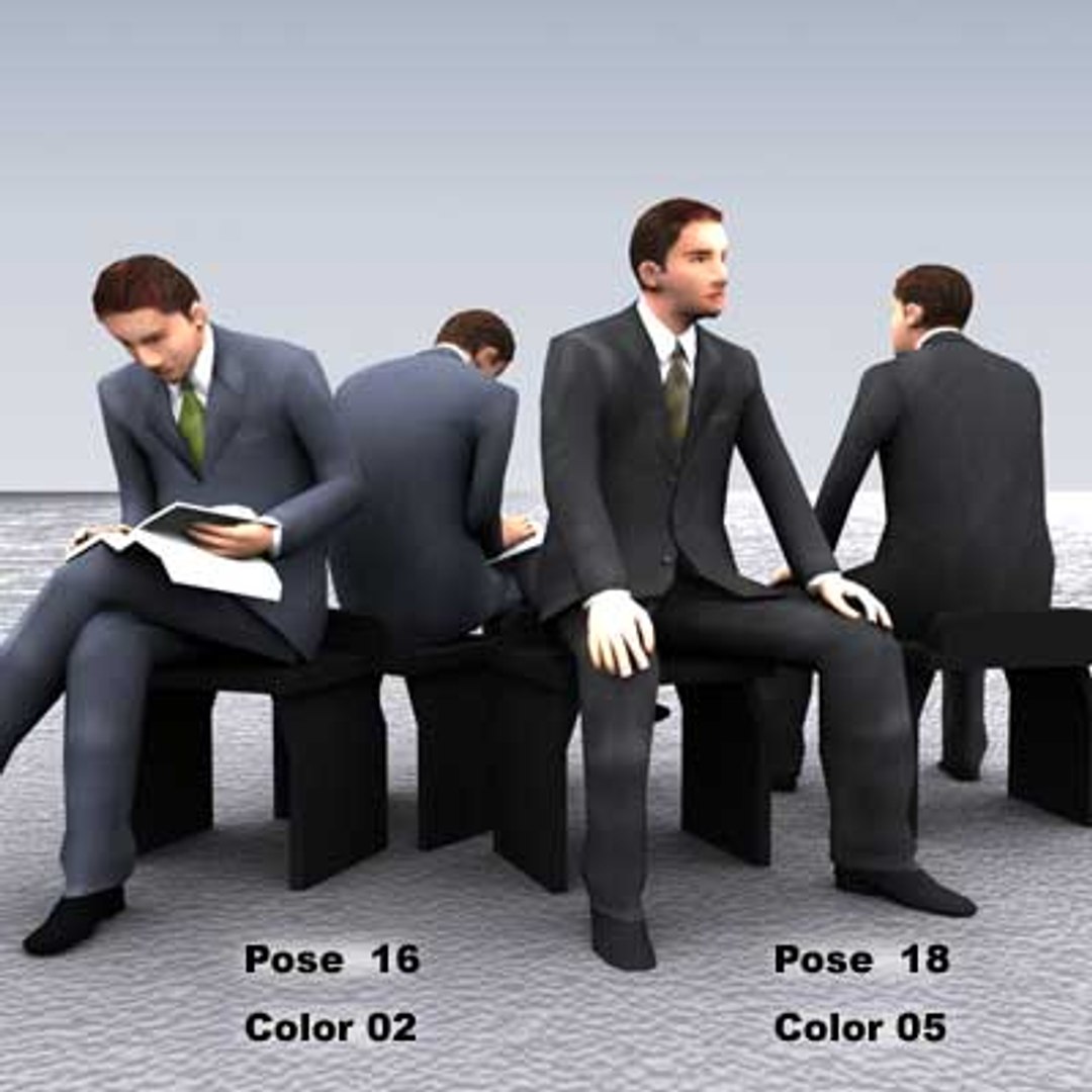 3d Obj Male Man People