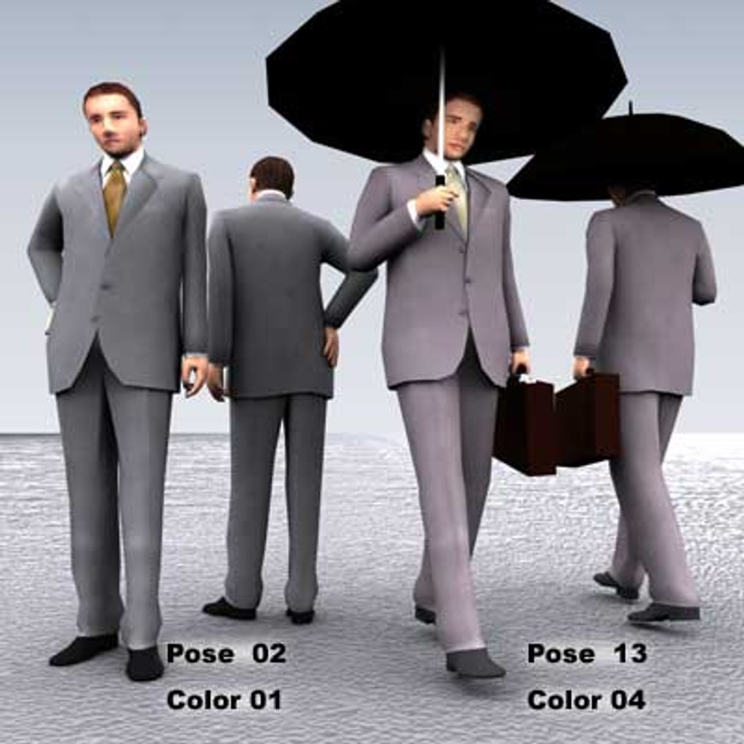 3d Obj Male Man People