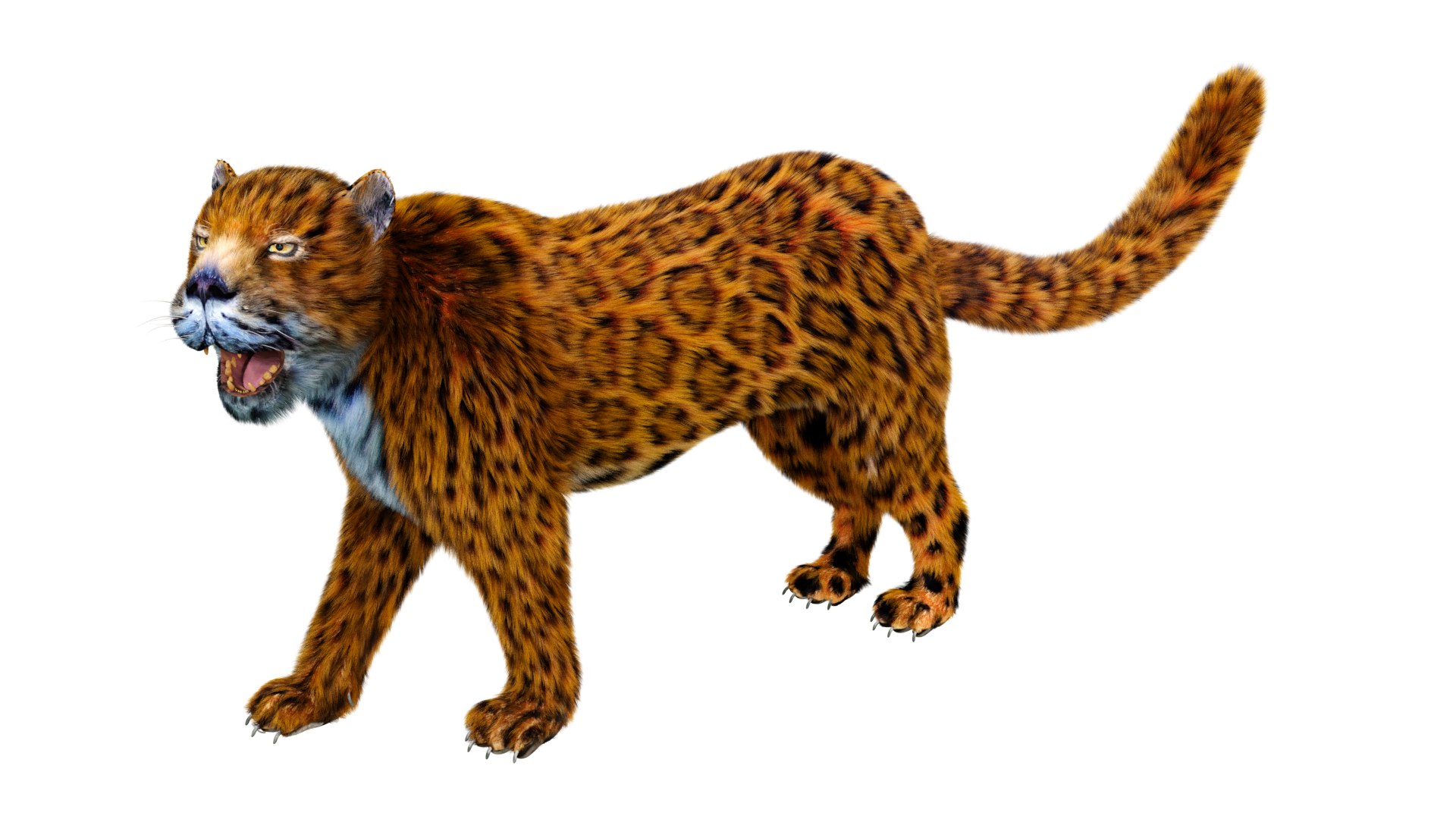 3D model Realistic Fur Leopard Rigged - TurboSquid 1725297