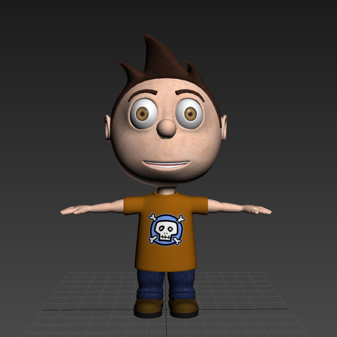 3d Toon Character Model