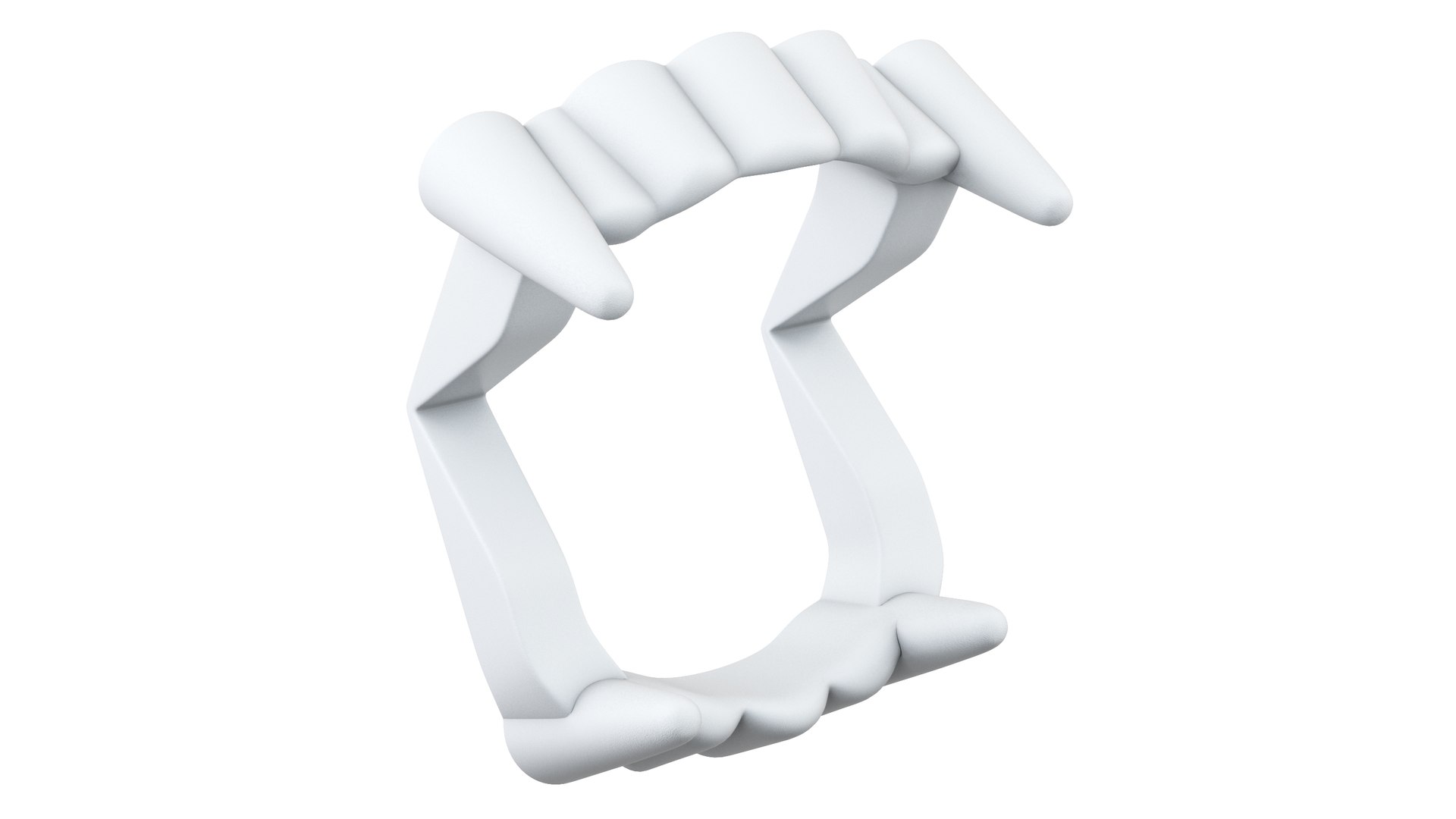 3D Vampire Teeth Model - TurboSquid 1972282