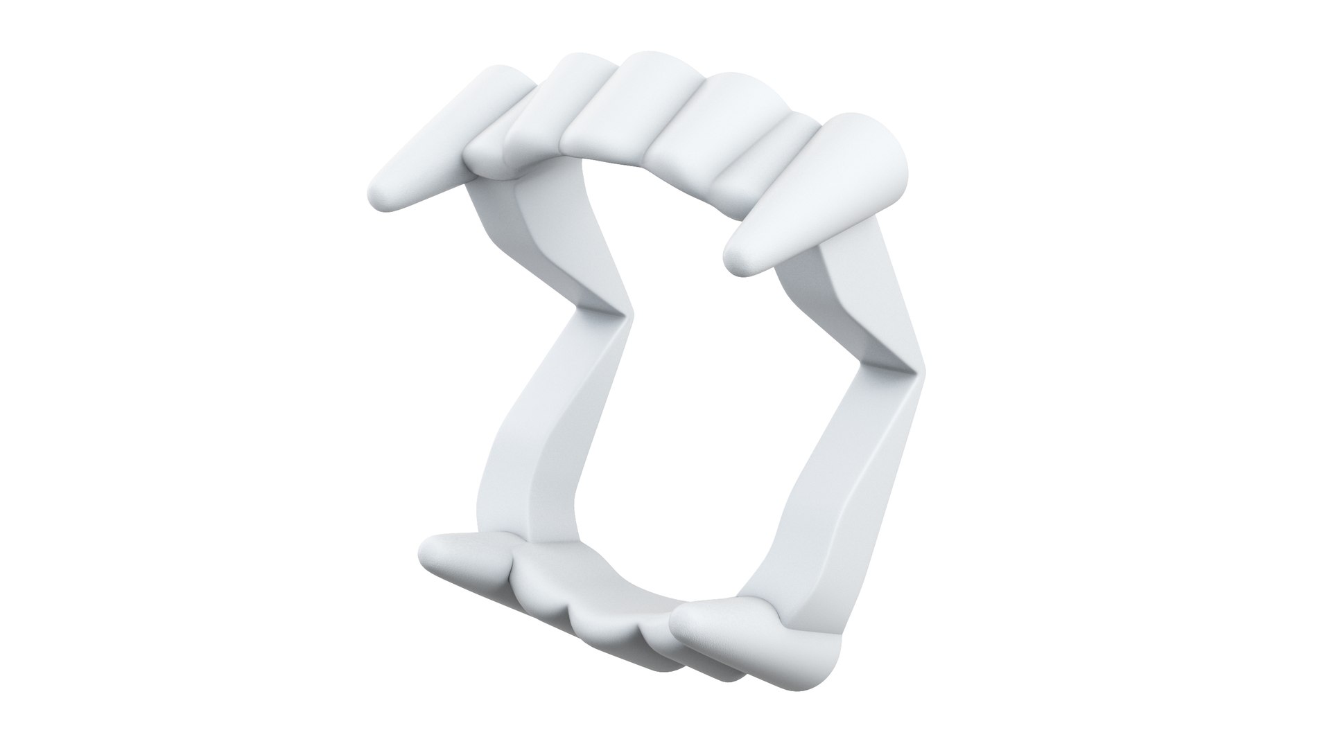 3D Vampire Teeth Model - TurboSquid 1972282
