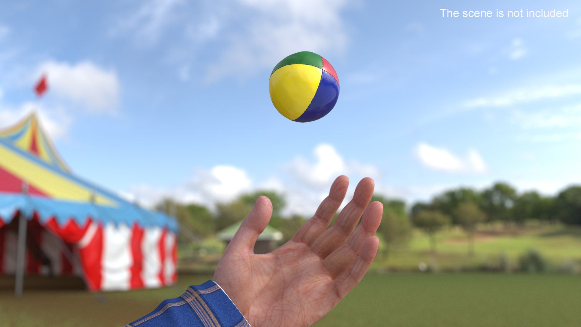 3D Traditional Juggling Ball Model - TurboSquid 2293303