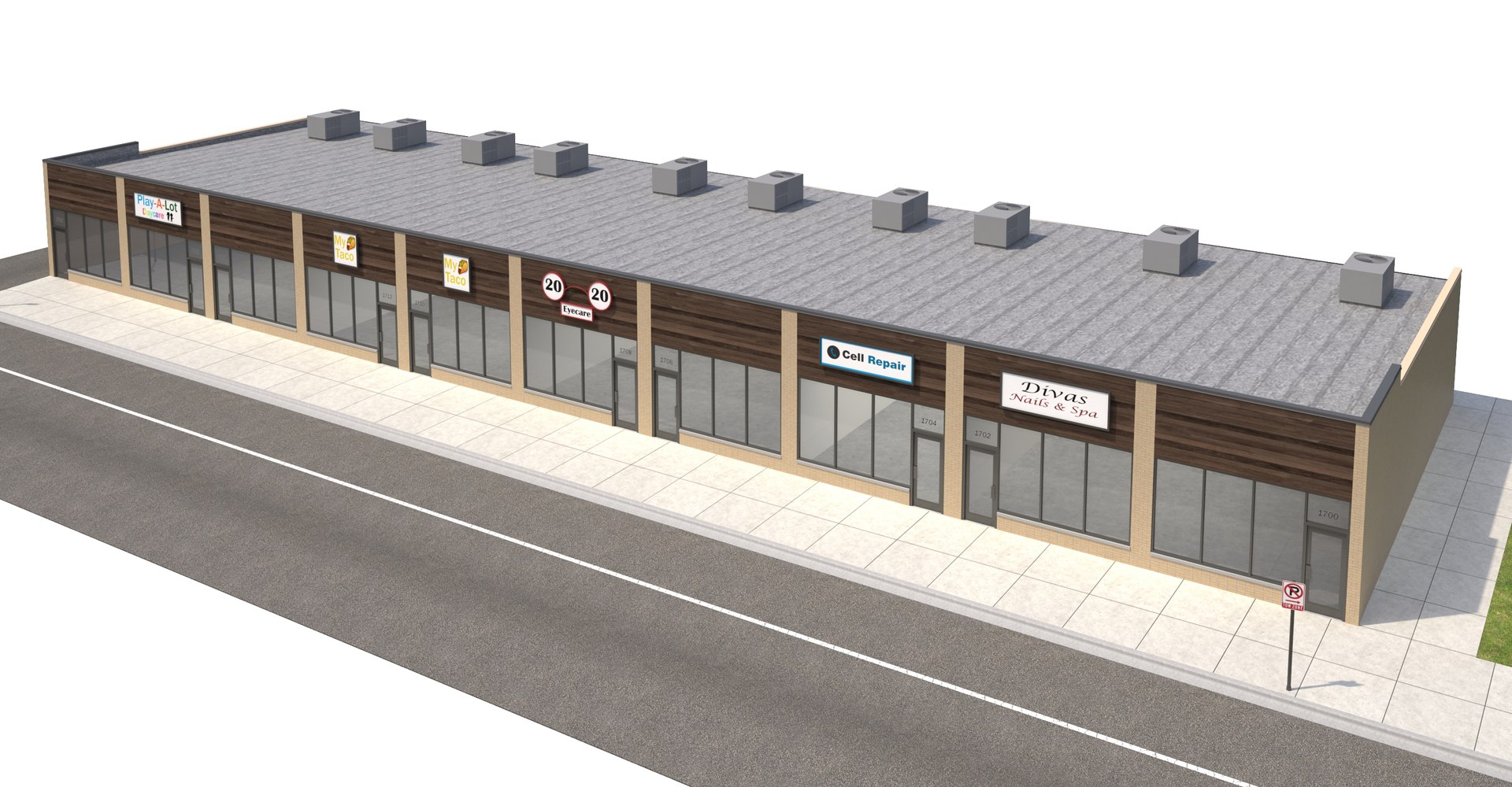 3D Store Retailer Mall - TurboSquid 1651730