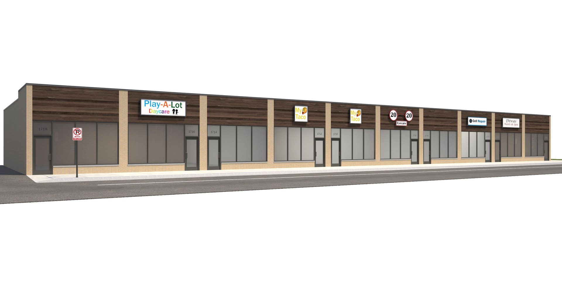 3D Store Retailer Mall - TurboSquid 1651730