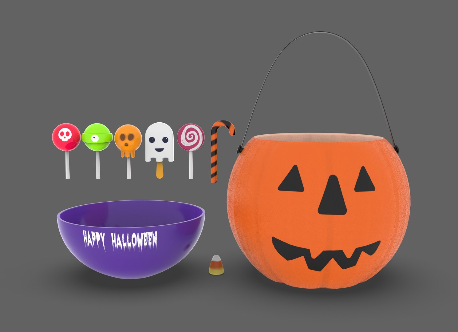 Halloween pack 3D - TurboSquid 1787731