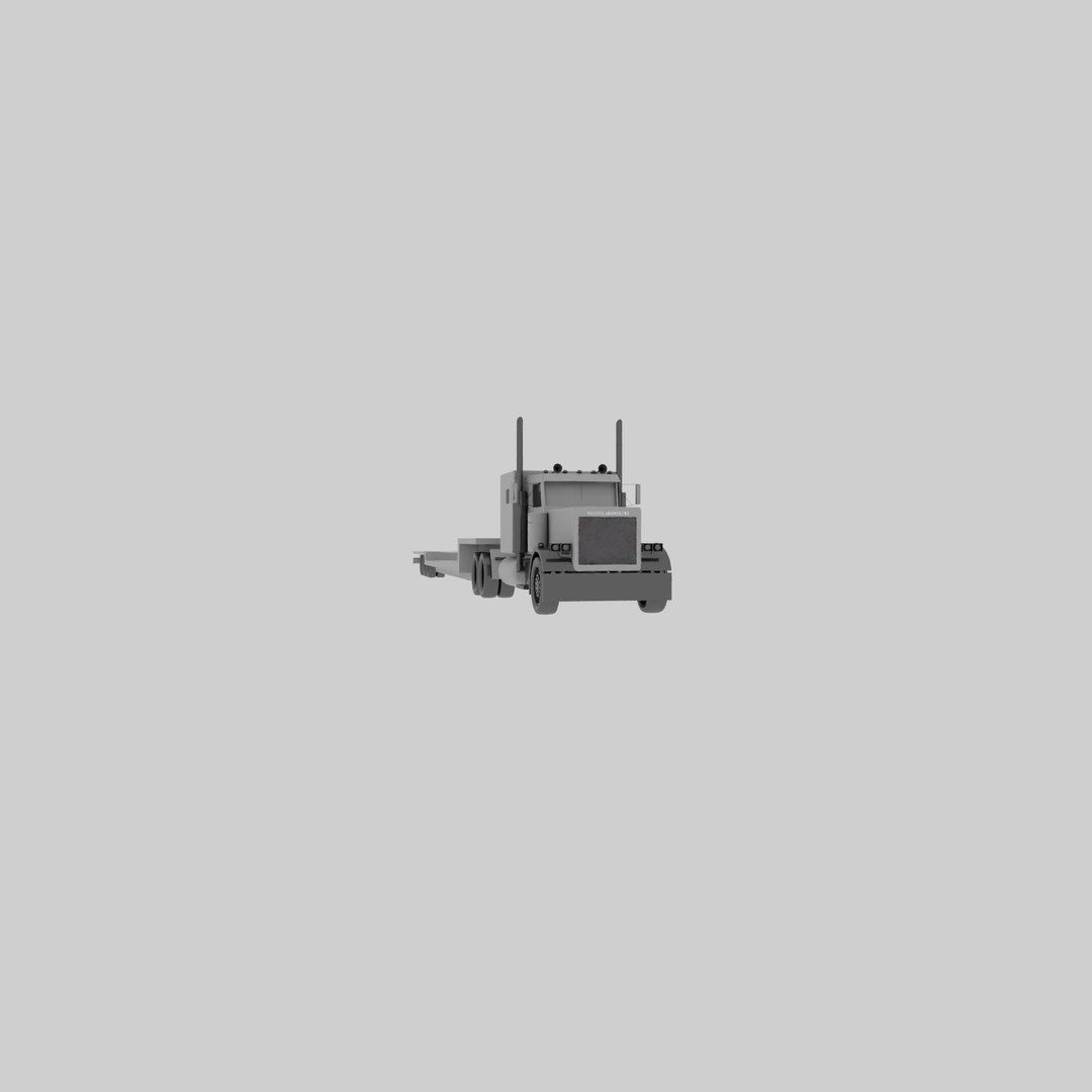 3D Model Truck 3d Model Without Texture - TurboSquid 2377135