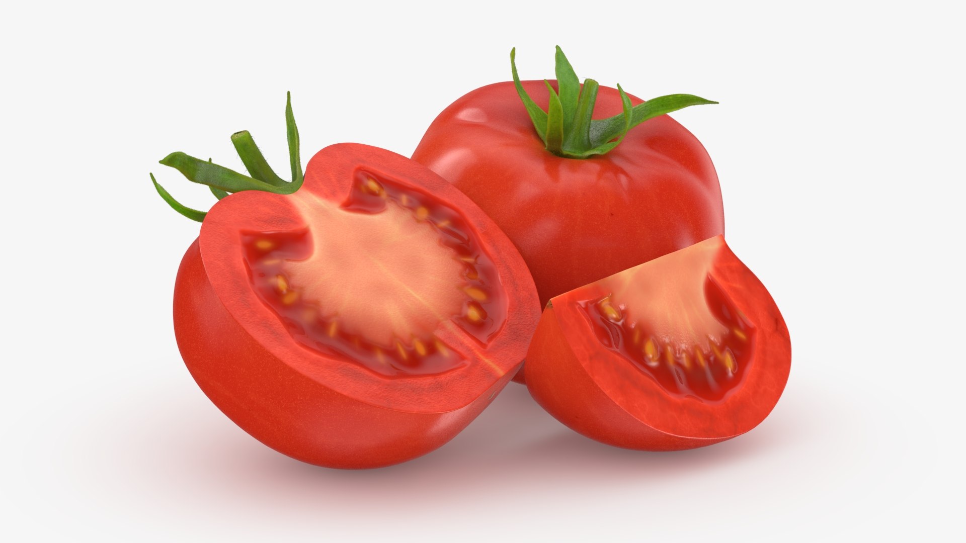 3D Tomatoes 02 - TurboSquid 2388335