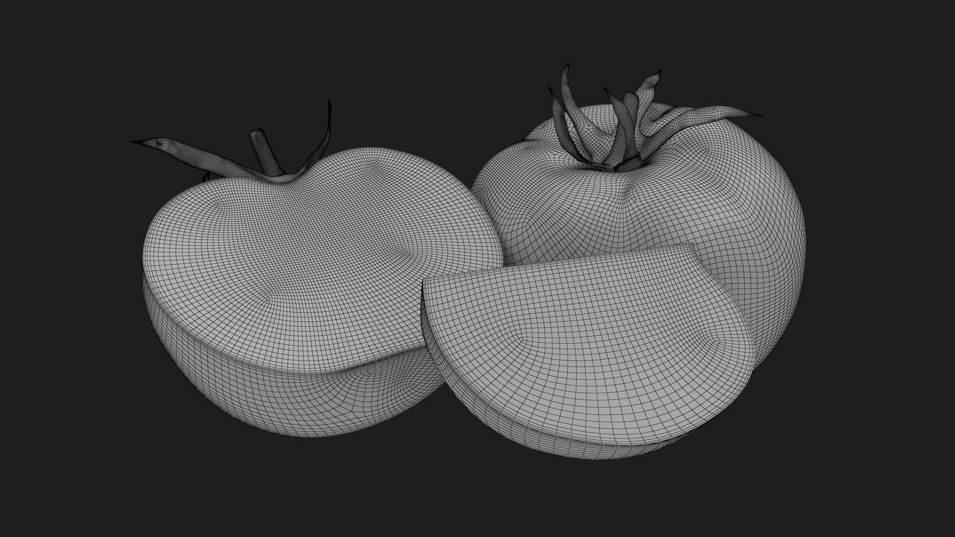 3D Tomatoes 02 - TurboSquid 2388335