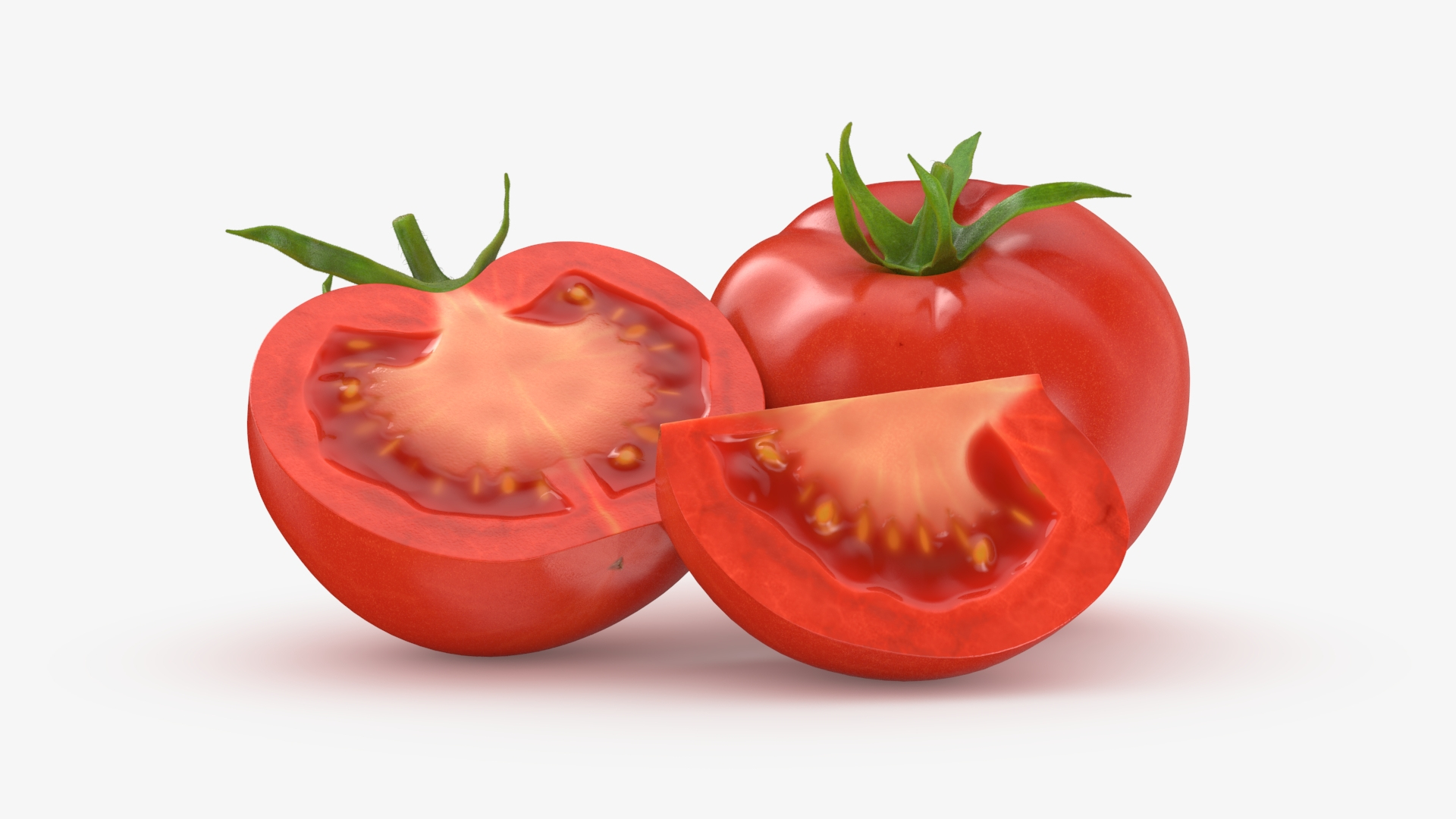 3D Tomatoes 02 - TurboSquid 2388335