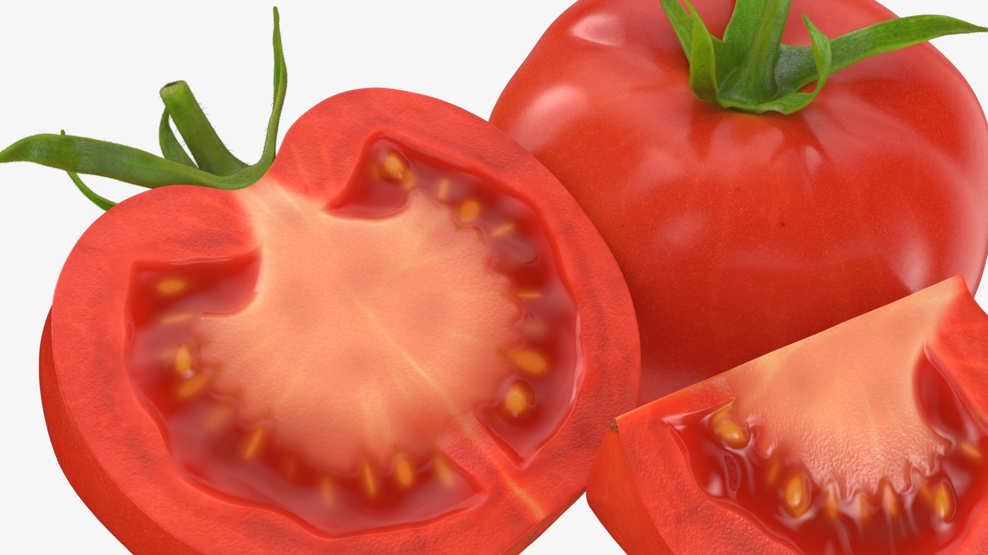 3D Tomatoes 02 - TurboSquid 2388335