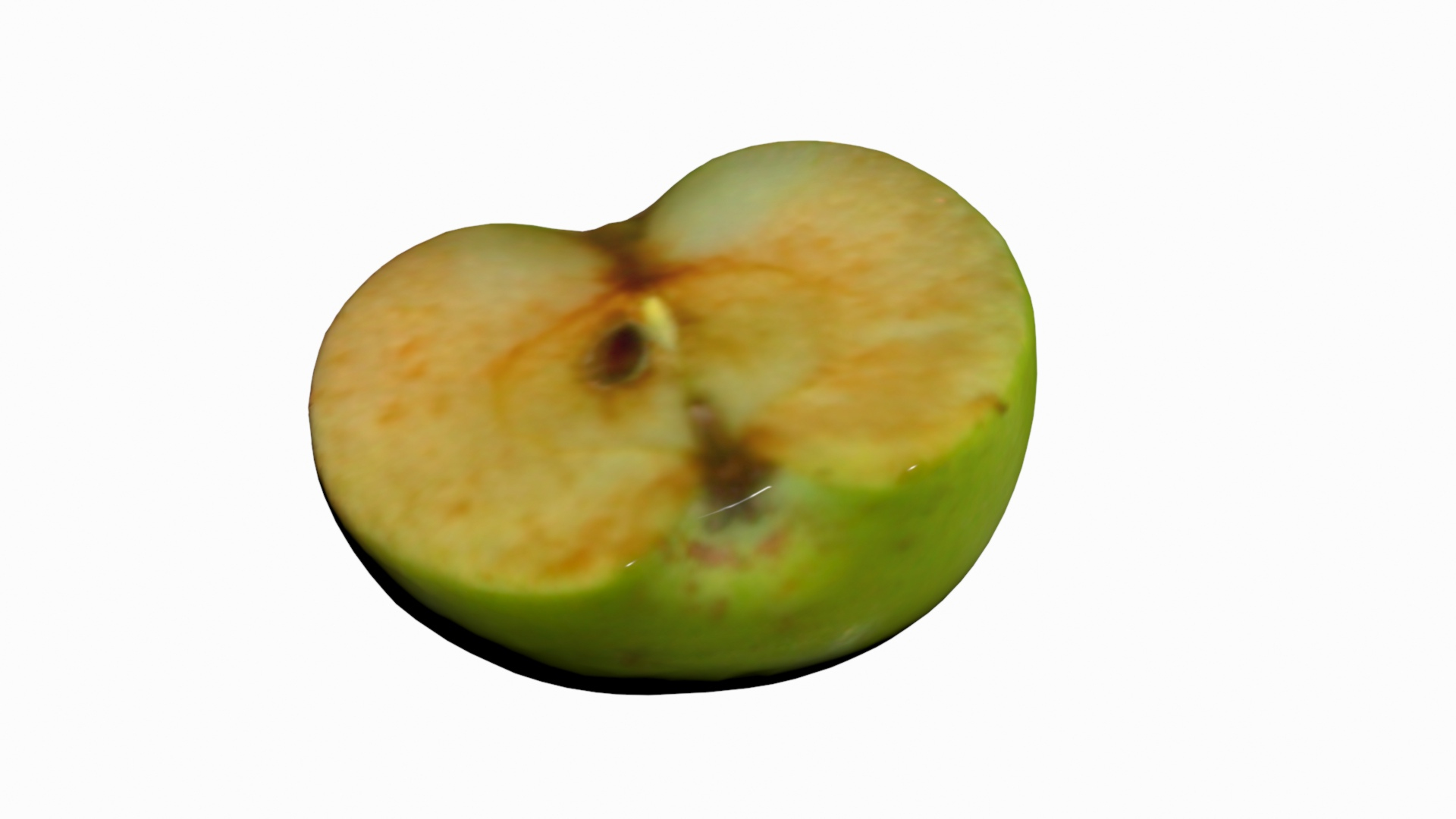 3D Half Apple - TurboSquid 1630601