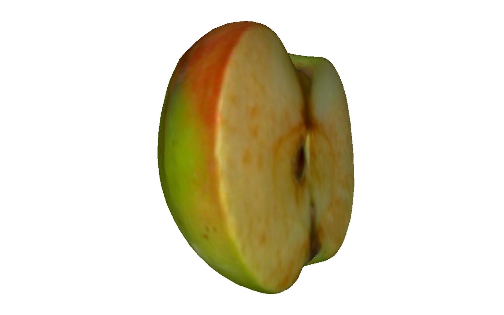 3D Half Apple - TurboSquid 1630601