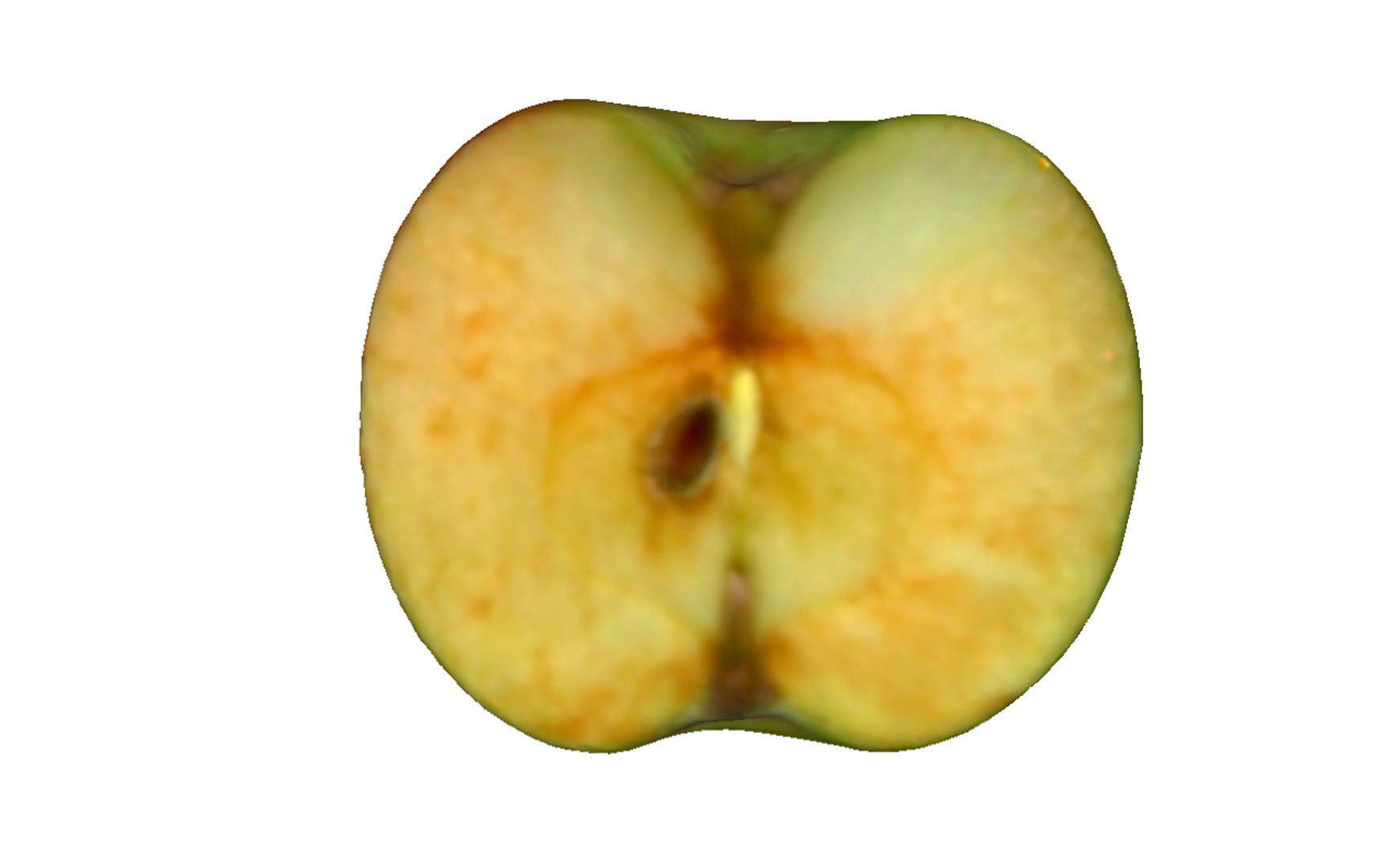 3D Half Apple - TurboSquid 1630601