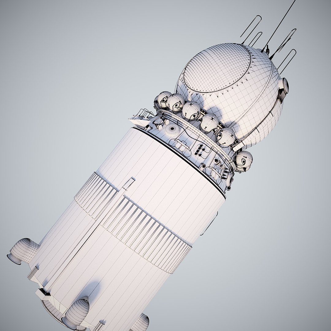 Spaceship Vostok 3D Model | 1143810 | TurboSquid