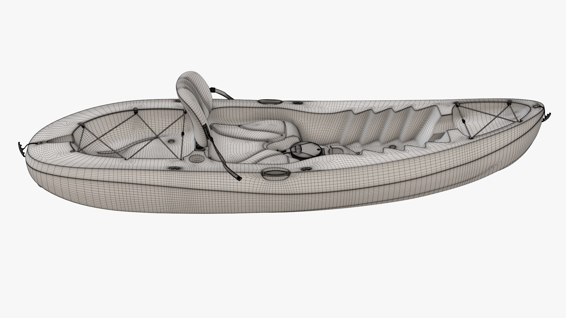 3D Kayaking Boat - TurboSquid 1628957