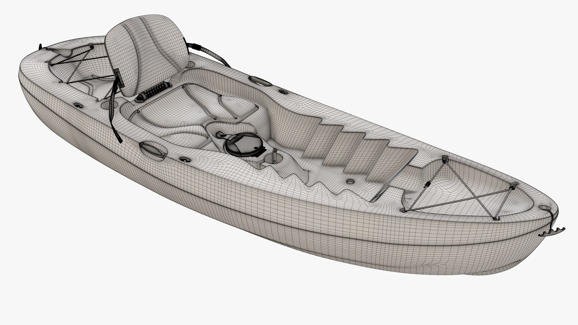3D Kayaking Boat - TurboSquid 1628957