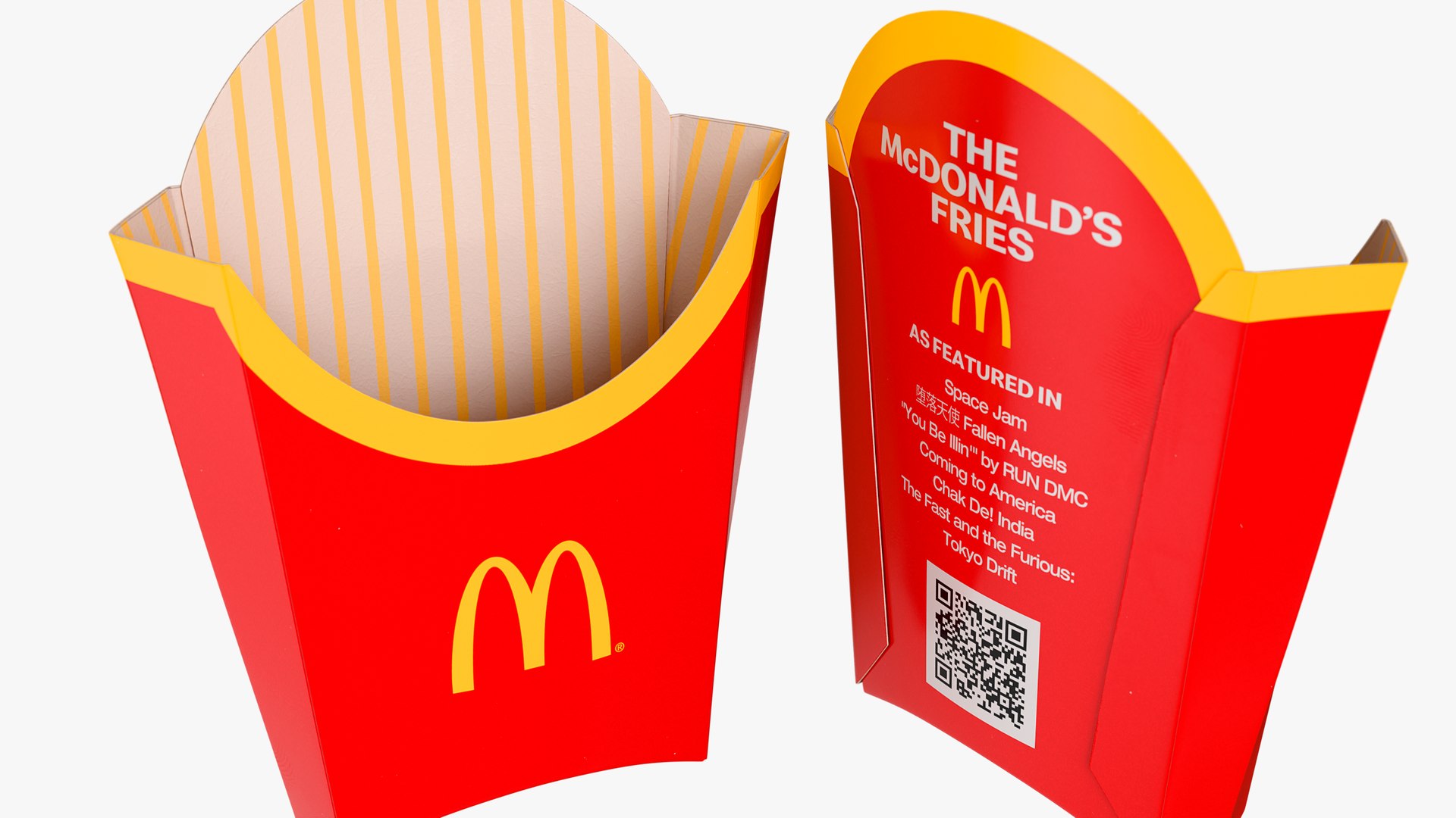 McDonalds French Fries Box 3D Model - TurboSquid 2399088