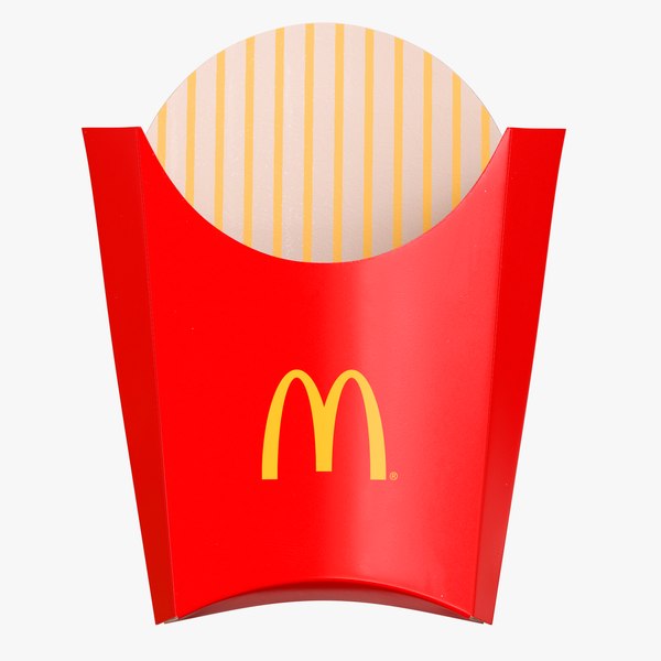 modelo 3d Caja de papas fritas de McDonald's - TurboSquid 2399088
