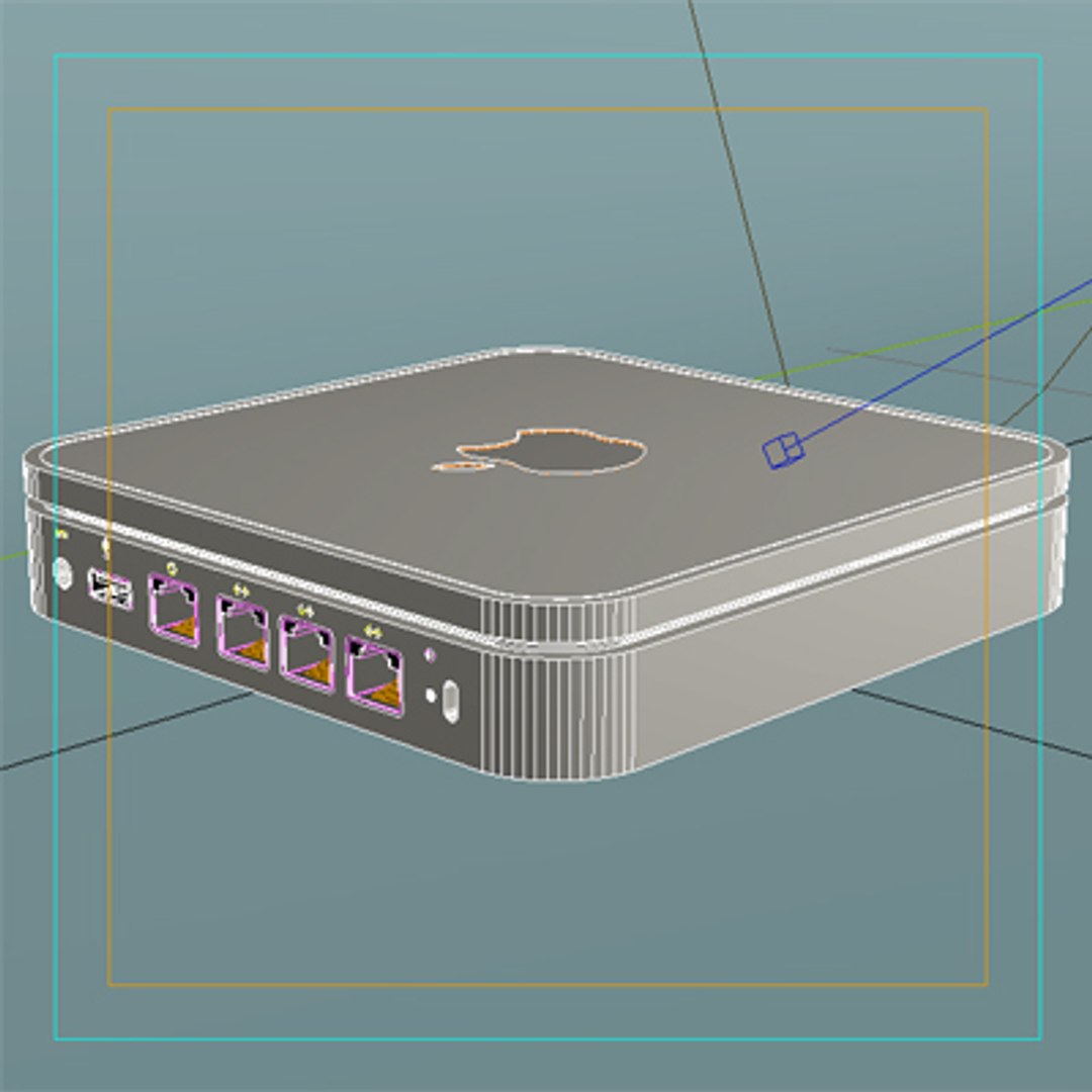 3ds Apple Airport Extreme Ports