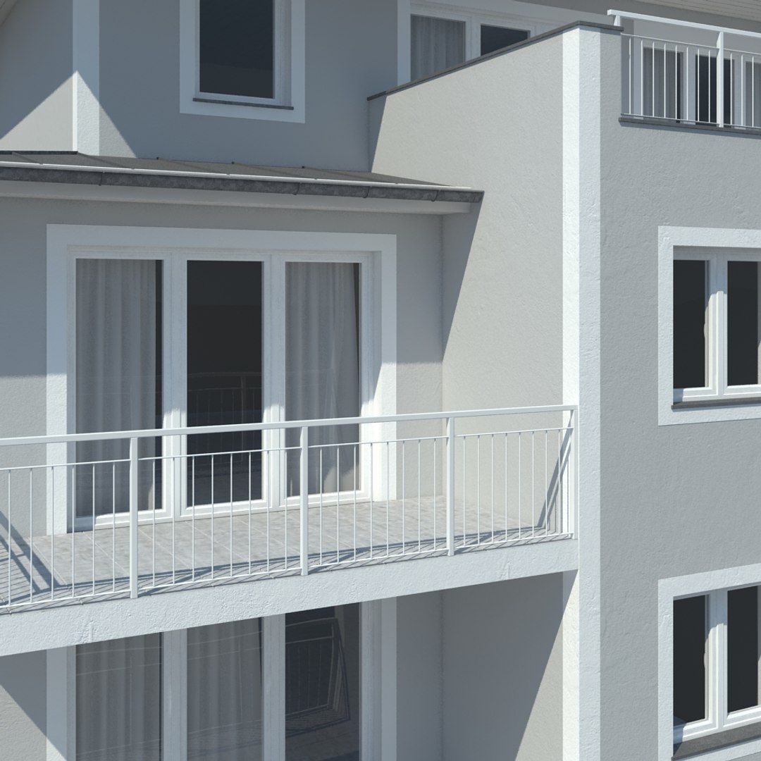 3d condo building model