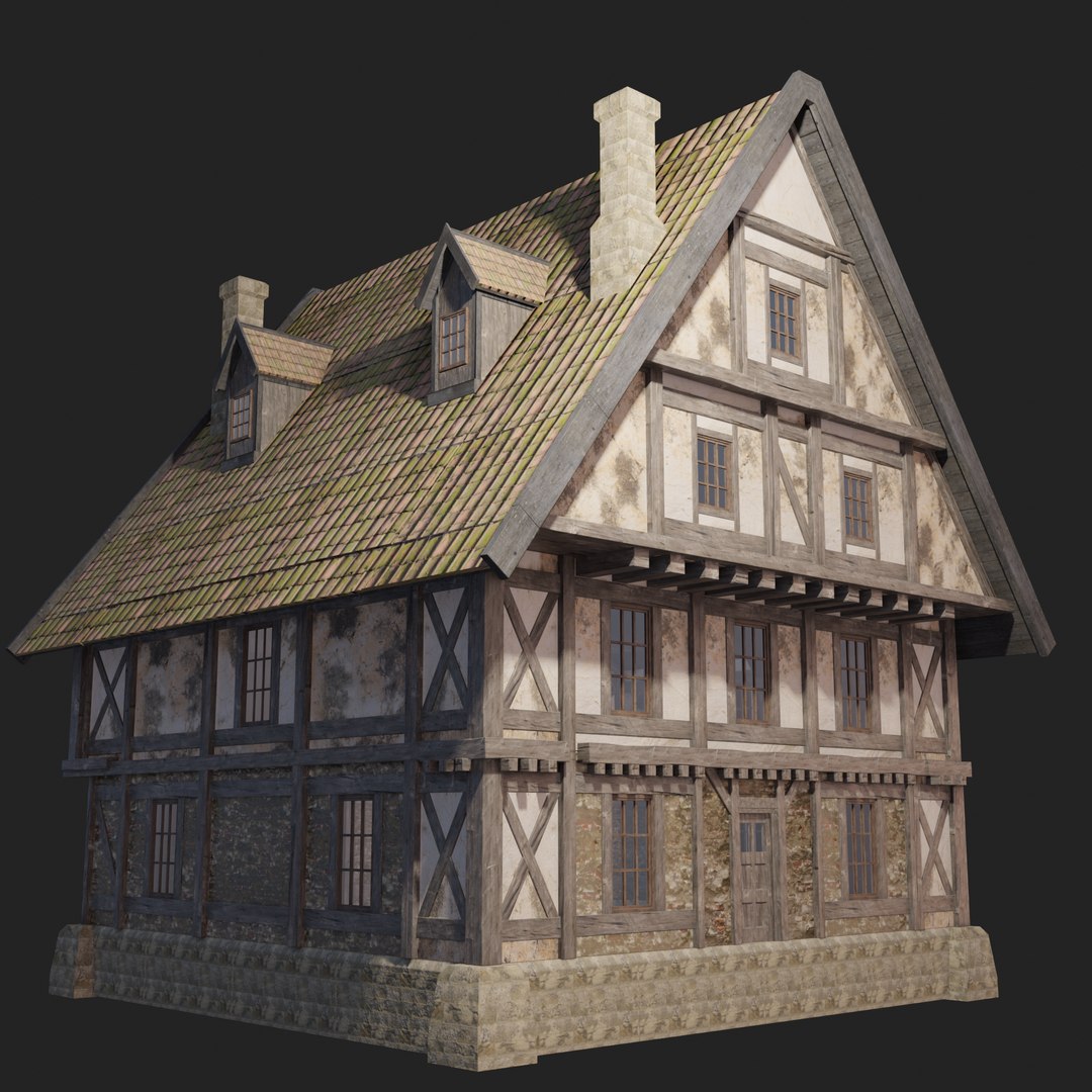 Medieval House 01 Model - TurboSquid 1851460