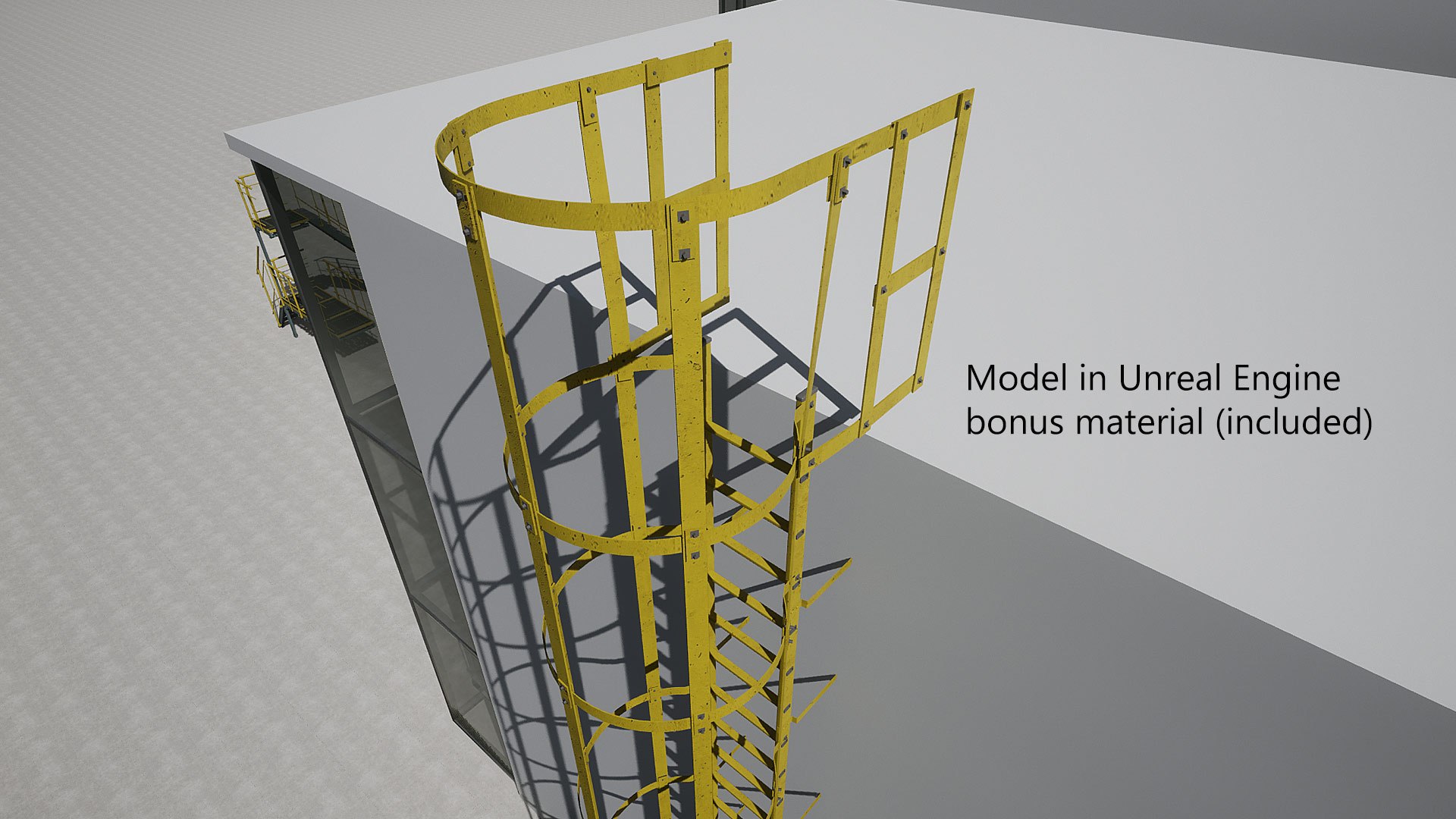 Access Ladder PBR Kit Game Ready 3D Model - TurboSquid 2373074