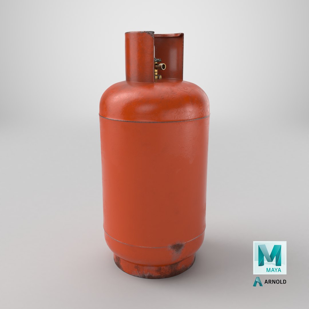 Realistic Cylinder Gas 3D Model - TurboSquid 2232001