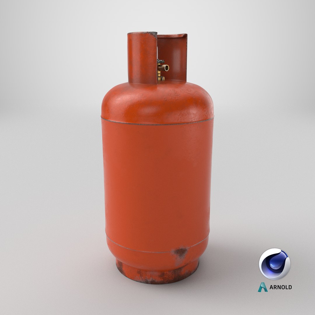 Realistic Cylinder Gas 3D Model - TurboSquid 2232001