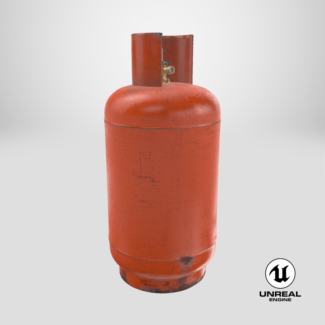 Realistic Cylinder Gas 3D Model - TurboSquid 2232001