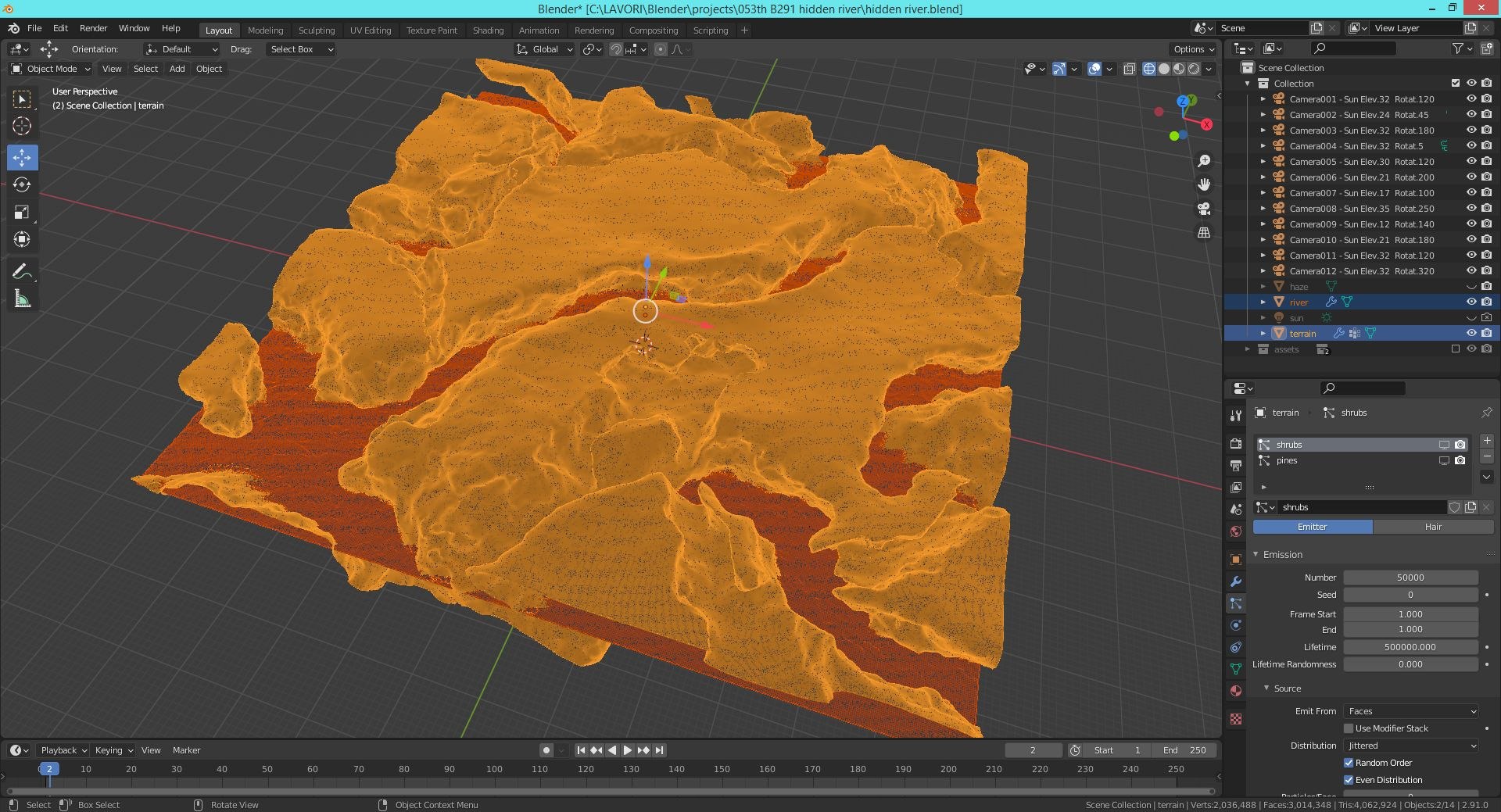 Hidden River In Blender 3D - TurboSquid 1715504