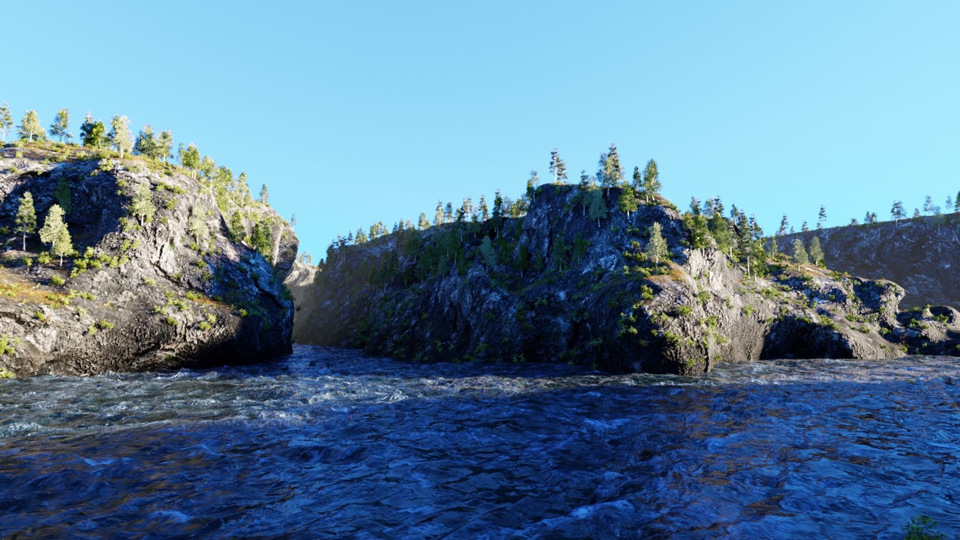 Hidden River In Blender 3D - TurboSquid 1715504