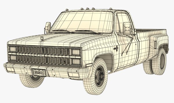 Chevrolet c30 silverado dually 3D model - TurboSquid 1345352