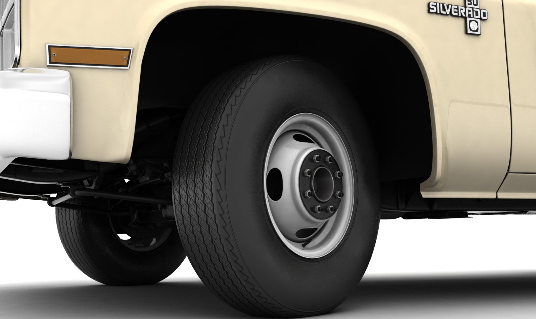 Chevrolet c30 silverado dually 3D model - TurboSquid 1345352