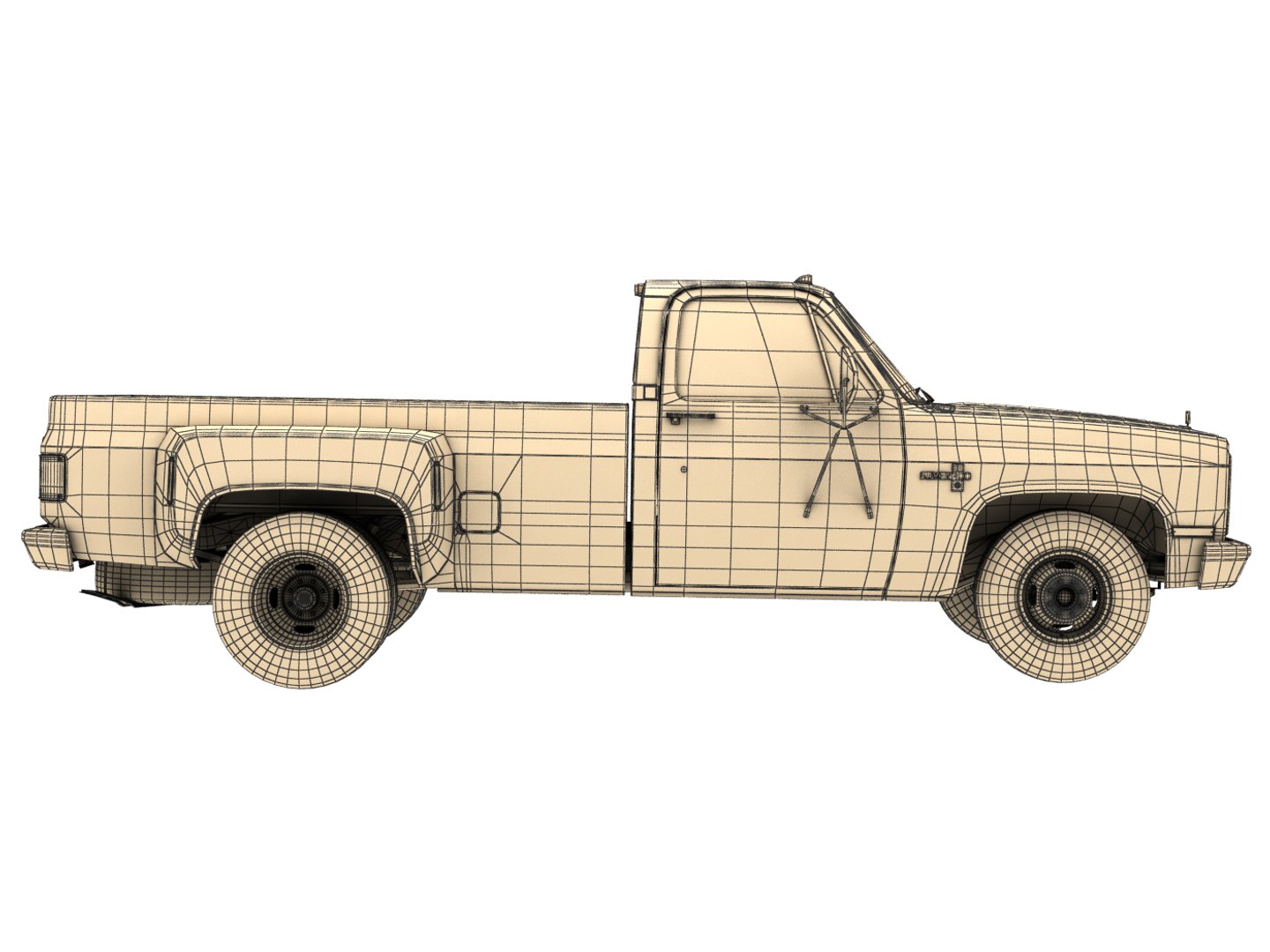 Chevrolet c30 silverado dually 3D model - TurboSquid 1345352