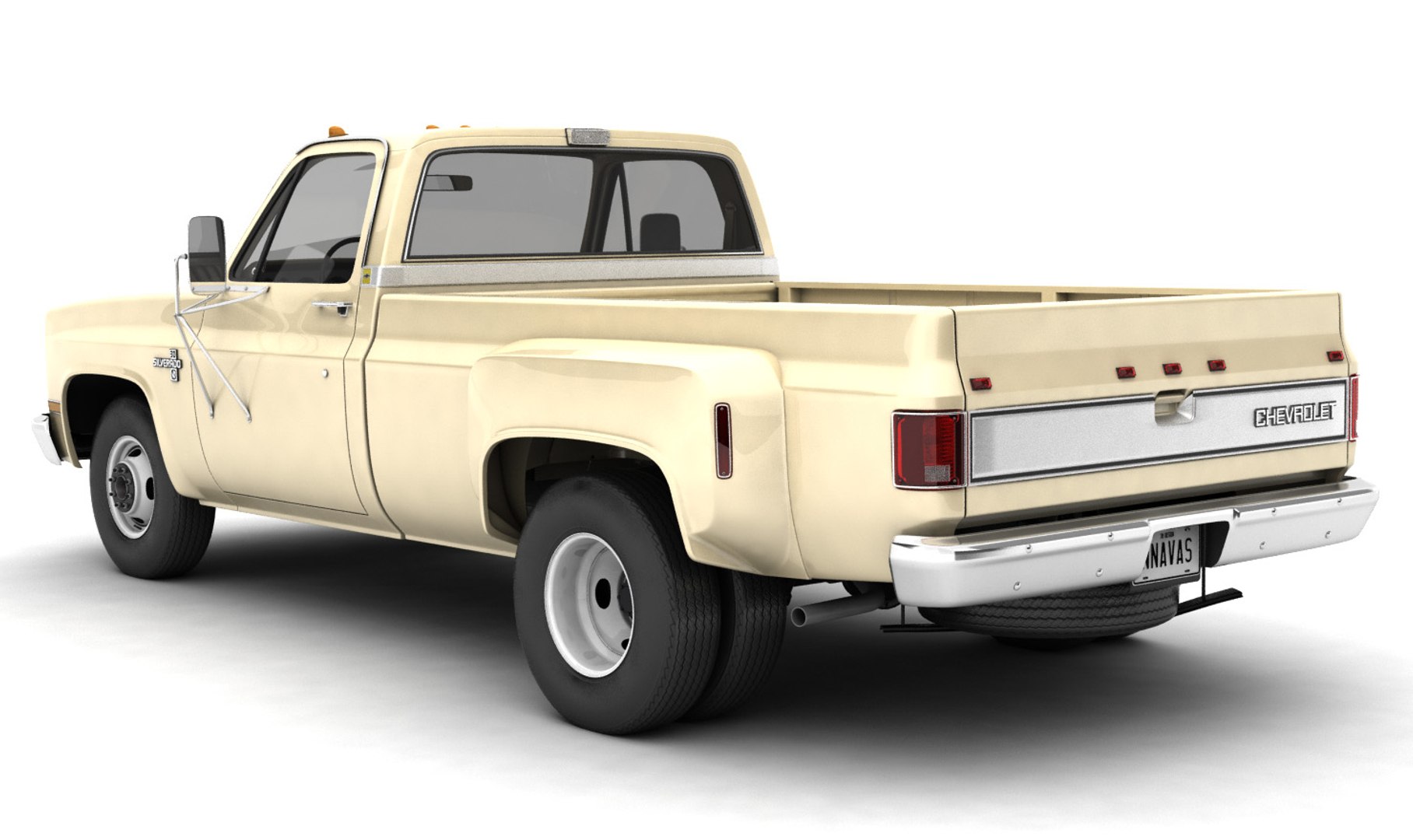 Chevrolet C30 Silverado Dually 3D Model - TurboSquid 1345352