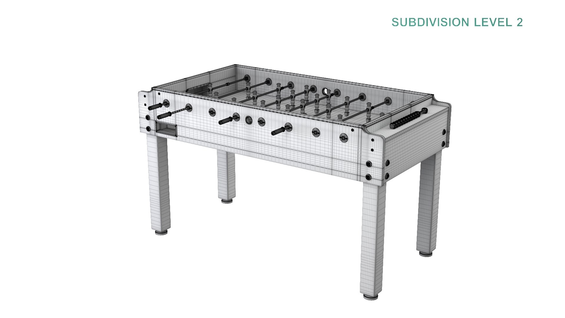 3D Football Table - TurboSquid 1780465