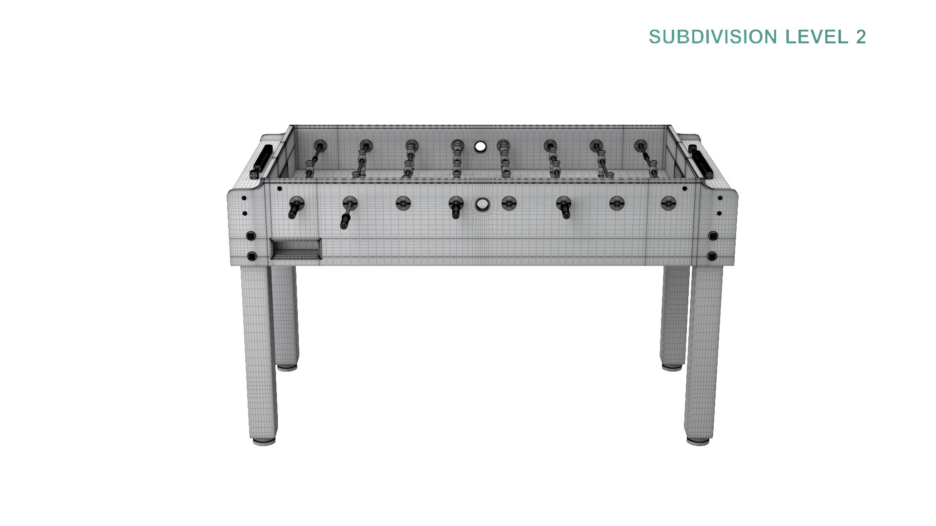 3D Football Table - TurboSquid 1780465