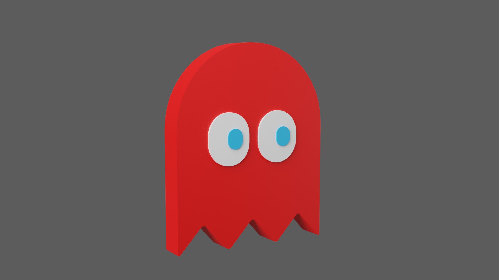 modelo 3d Pacman Ghost Blinky - TurboSquid 2045335