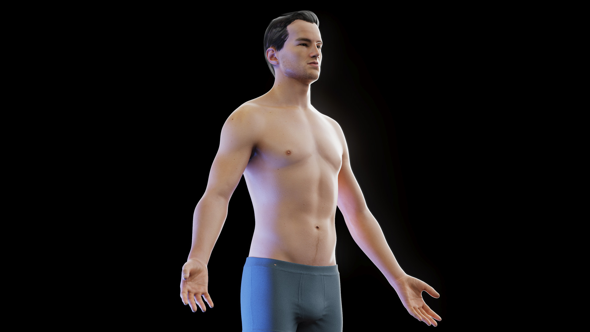Human Anatomy Asian Male Body 3D - TurboSquid 2029901