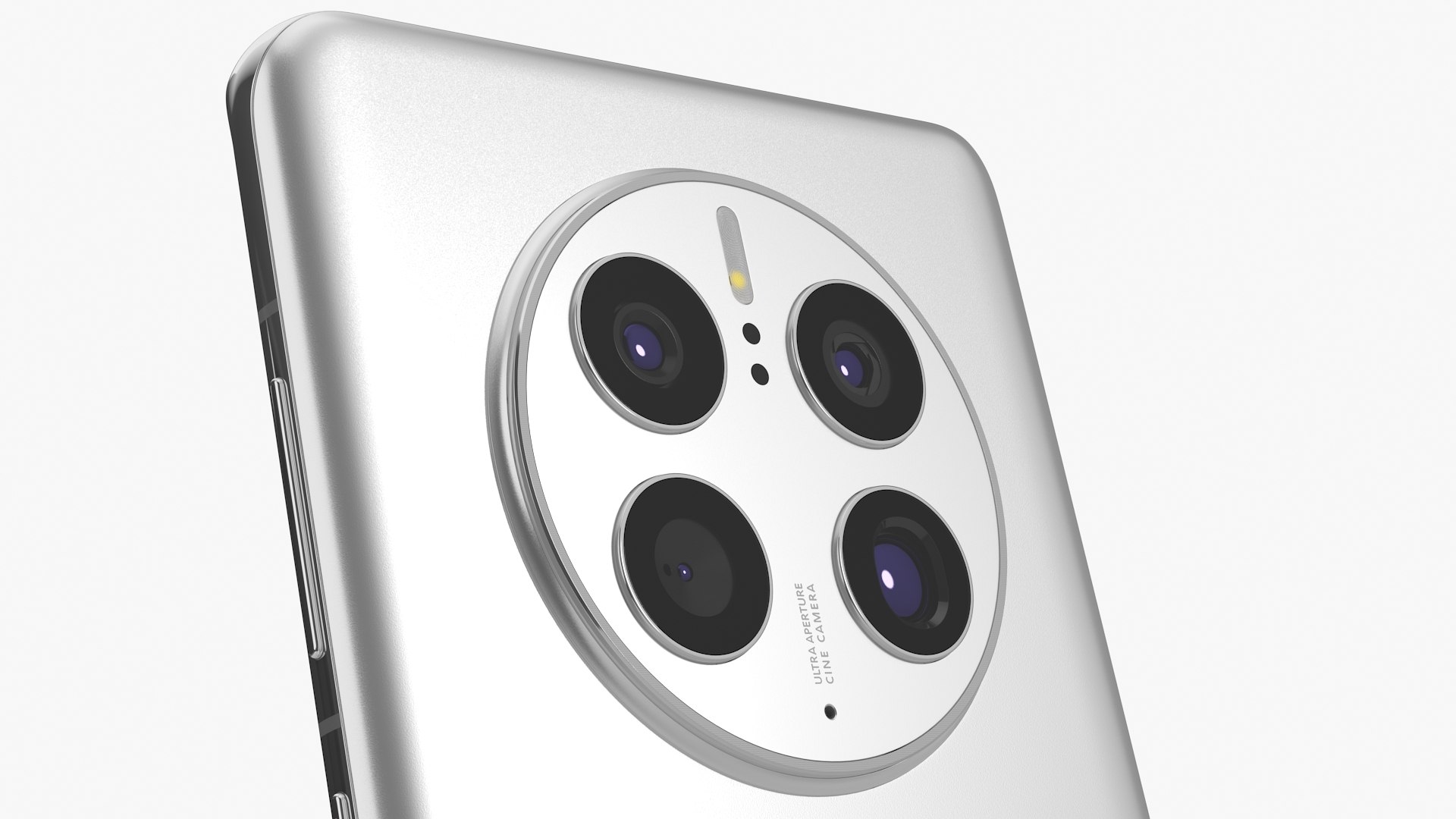 3D Model Huawei Mate 50 Pro Silver - TurboSquid 1972029