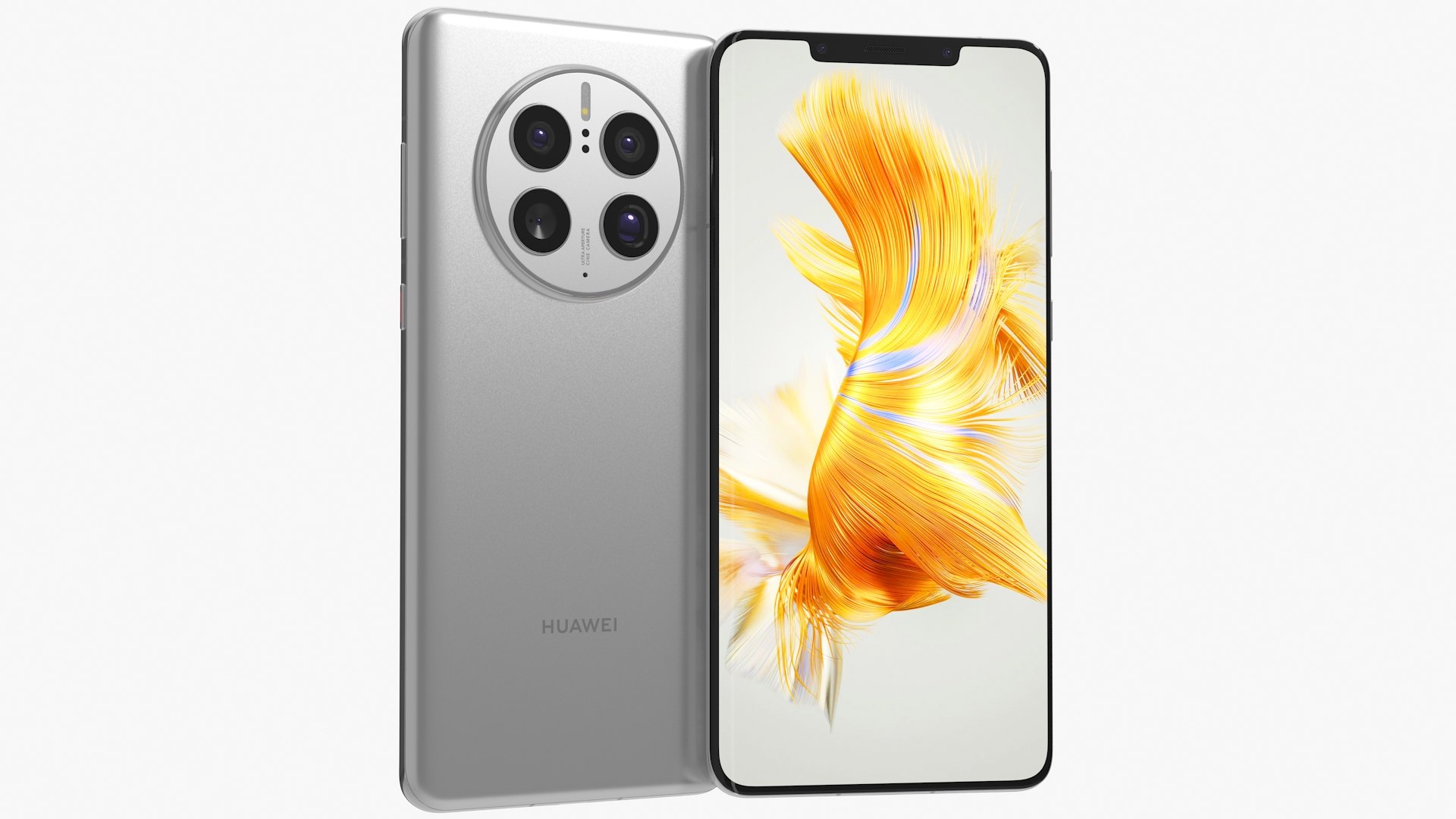 3D model Huawei Mate 50 Pro Silver - TurboSquid 1972029