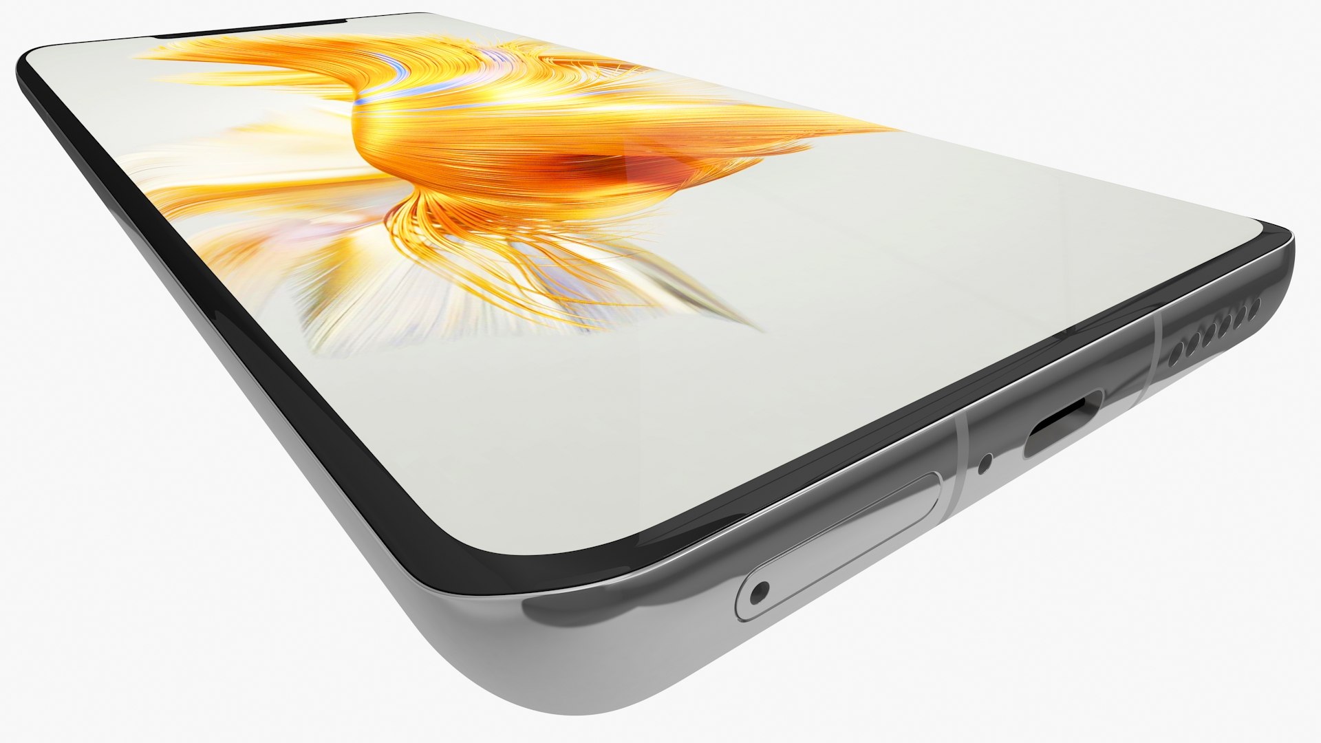 3D Model Huawei Mate 50 Pro Silver - TurboSquid 1972029