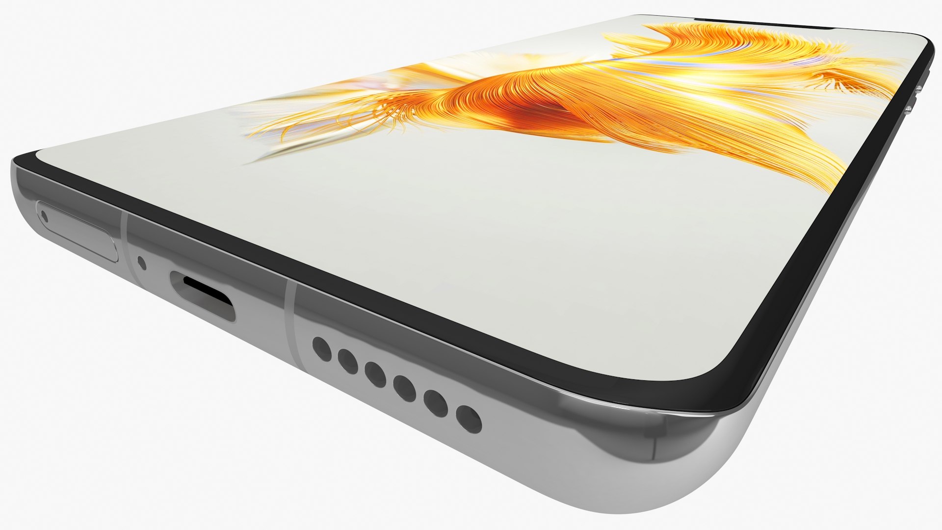 3D Model Huawei Mate 50 Pro Silver - TurboSquid 1972029